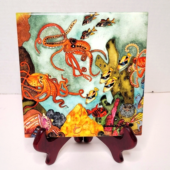 Candace Lee | Dining | Hawaii Artist Candace Lee Handmade Ceramic Tile ...